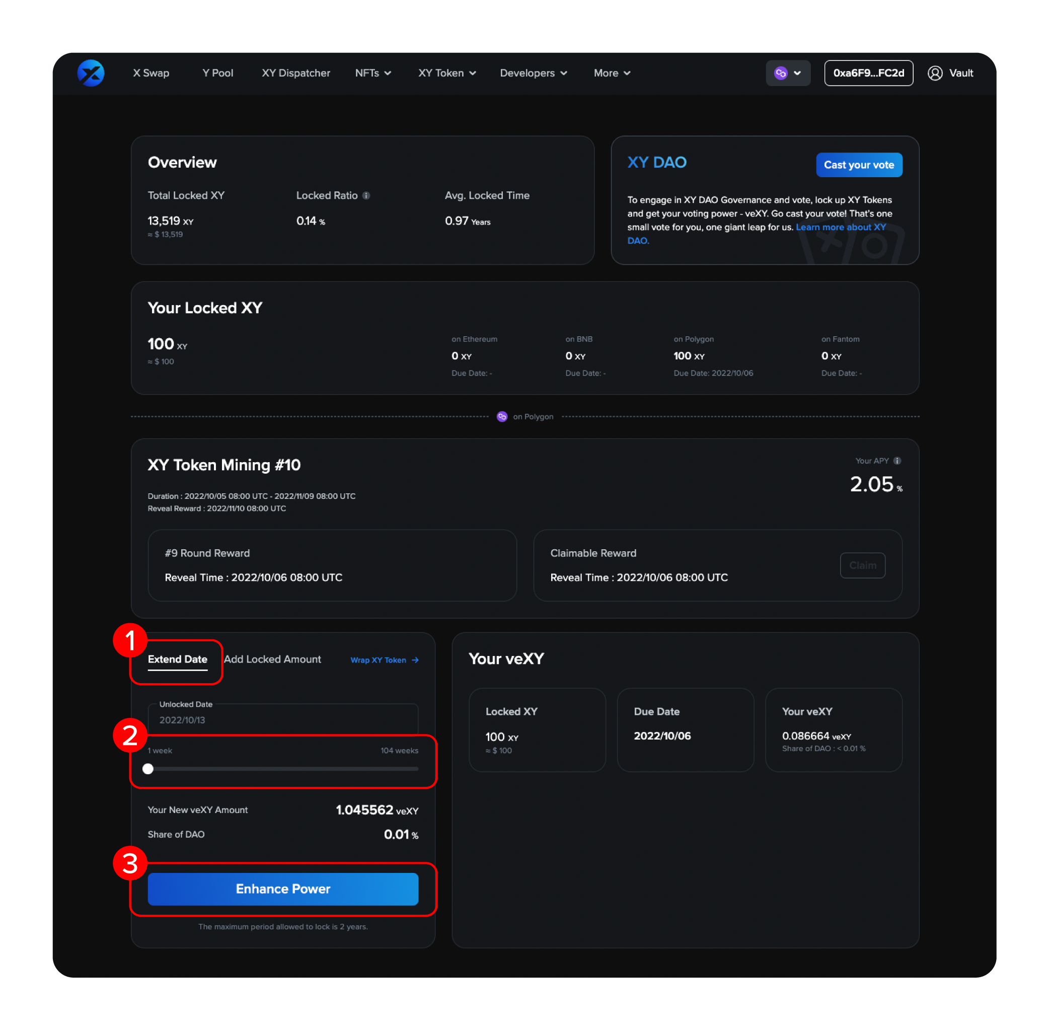 Join XY Token Mining #20 to Share 15,000 $XY!