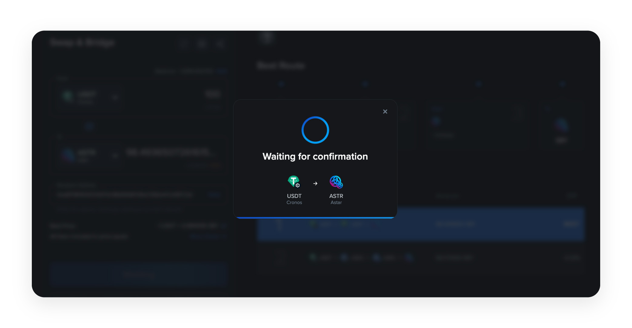 How to Bridge Assets to Astar With XY Finance, #1 Bridge on Astar