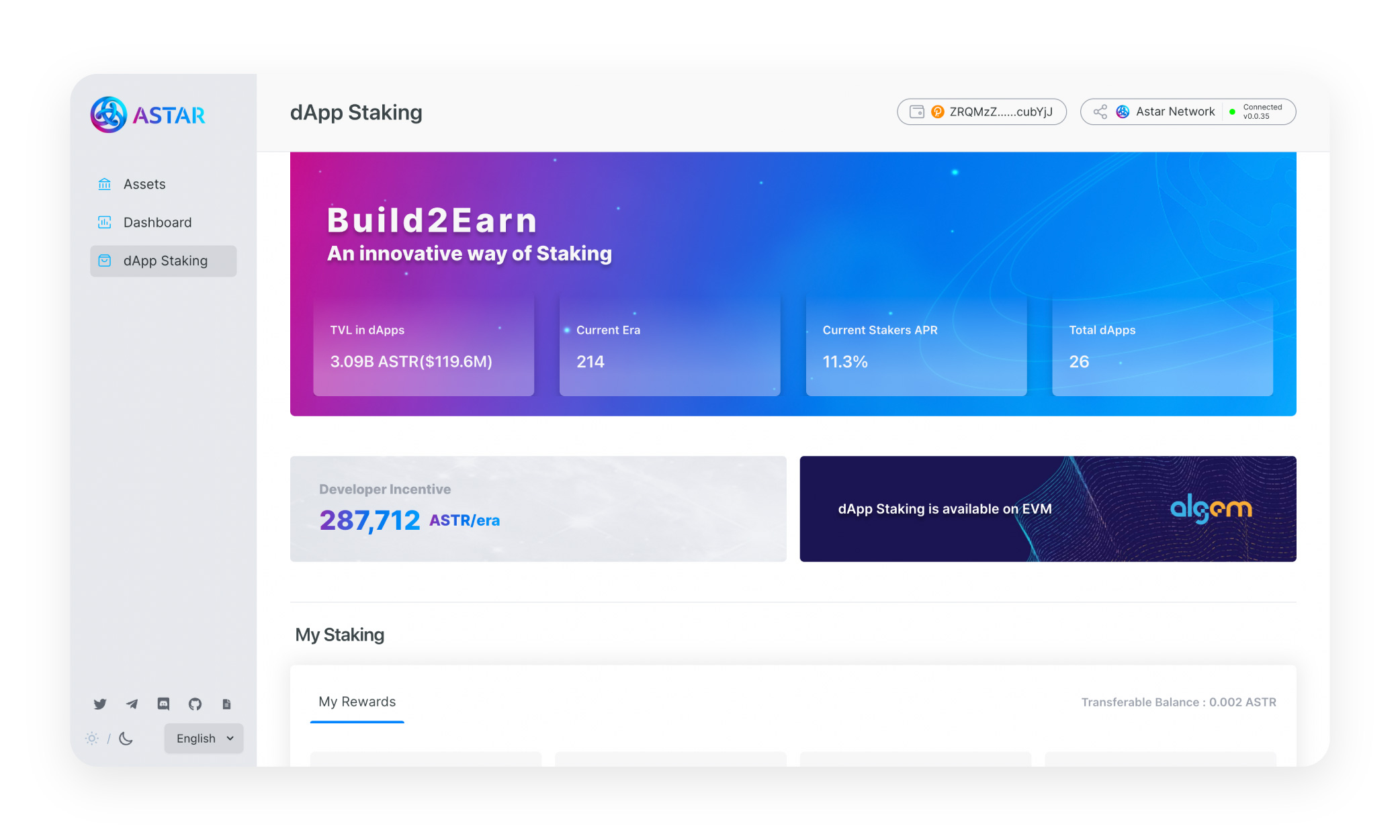 XY Finance Joins Astar's #Build2Earn dApp Staking Program! - XY Finance