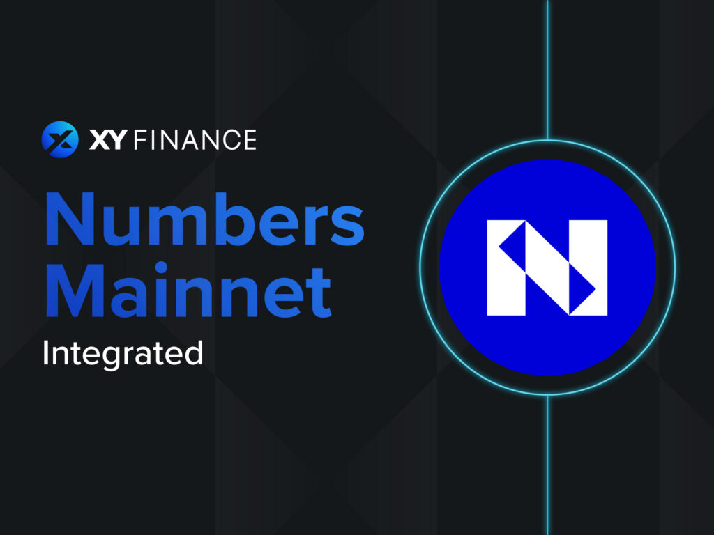 XY Finance Integrated Numbers Mainnet (Jade) - NUM Bridge Now LIVE - XY Finance