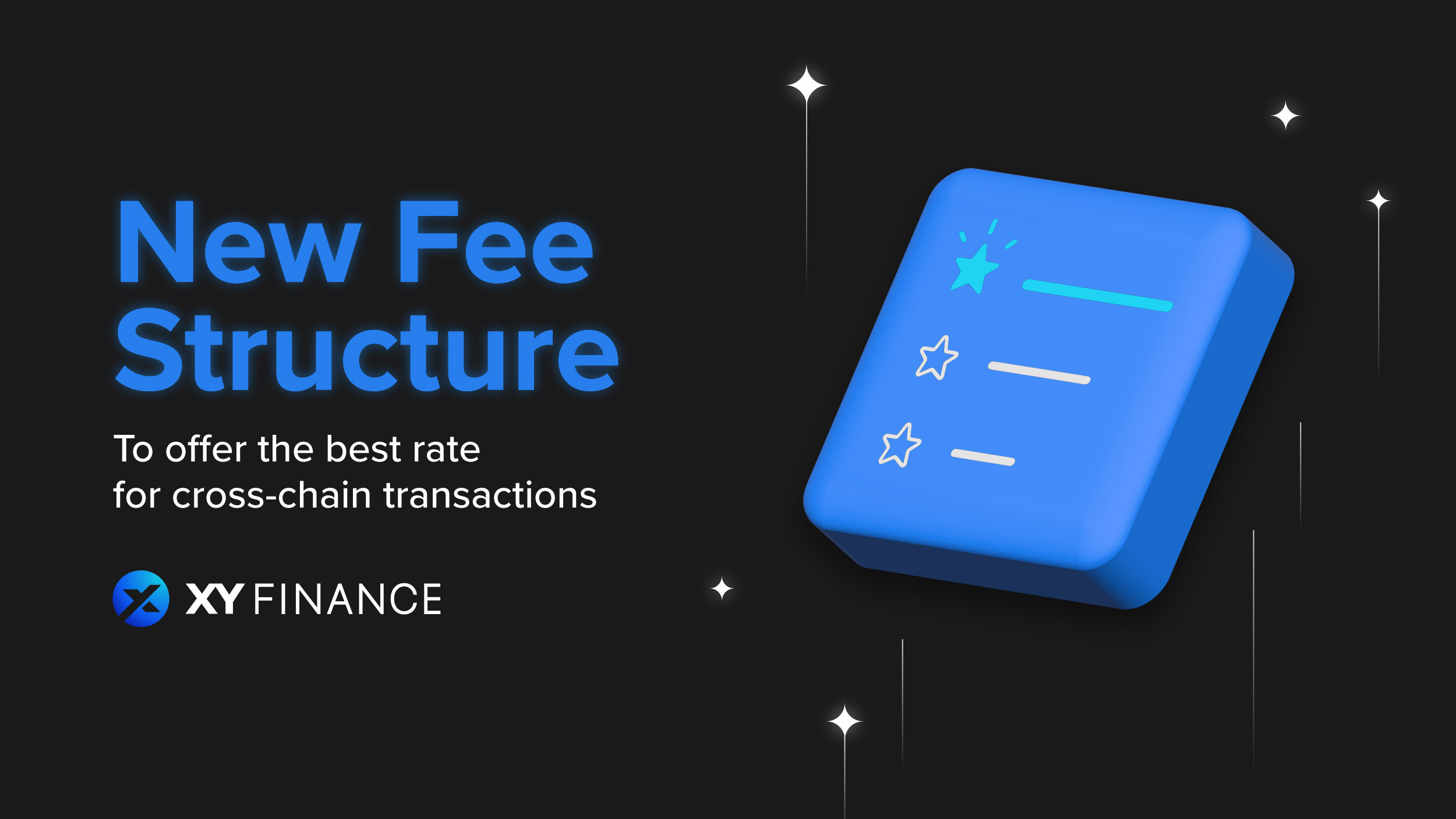 XY Finance Lowered Cross-Chain Transaction Fee! - XY Finance