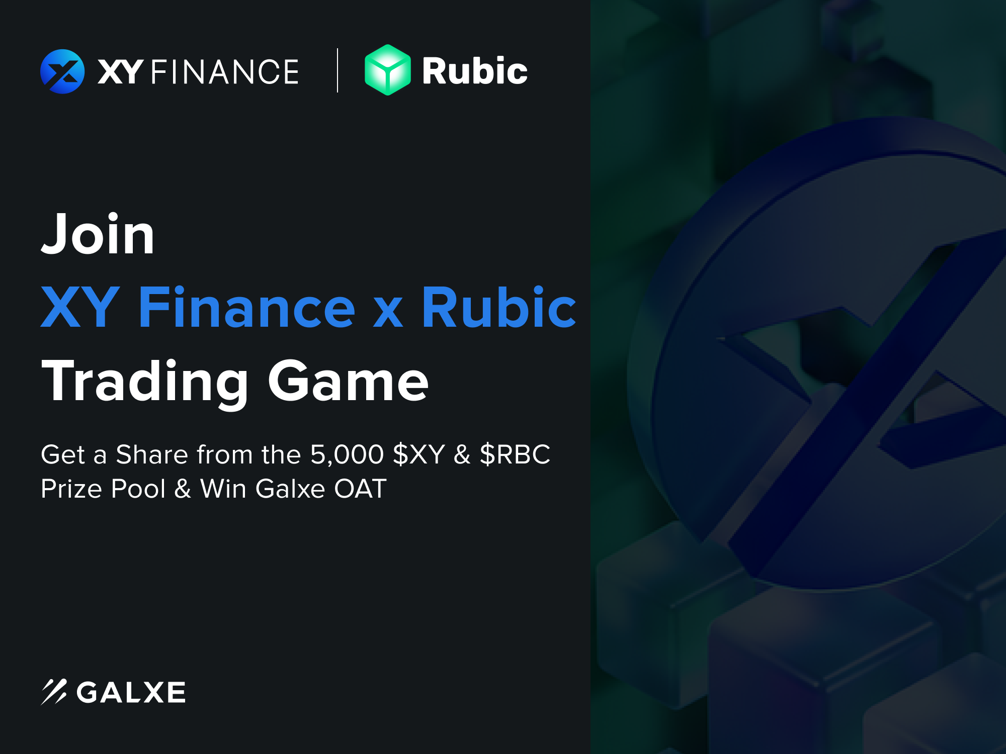XY Finance x Rubic Cross-Chain Trading Game with 5,000U Prize Pool ...