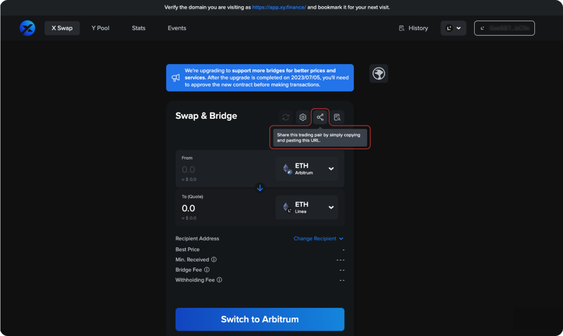 Bridge & Swap Any Token Across 20 Blockchains via XY Finance