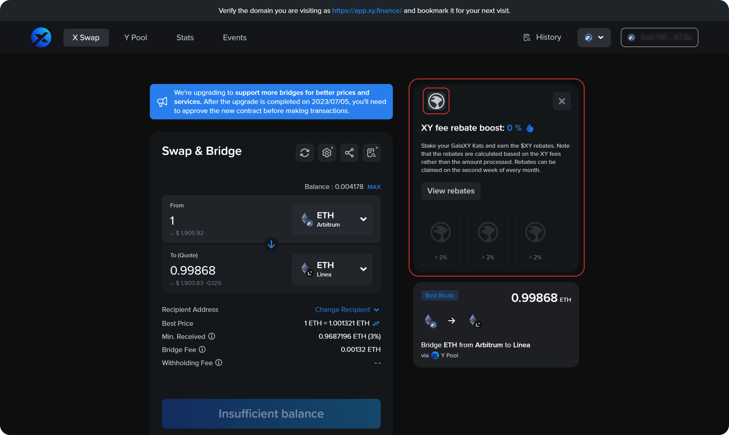 Bridge & Swap Any Token Across 20 Blockchains via XY Finance