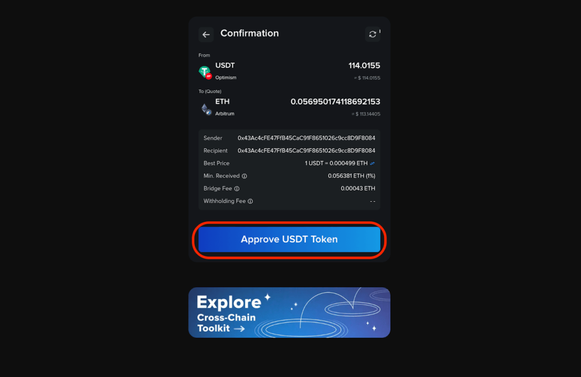 Cross-Chain Bridge Crypto from Cronos to Polygon